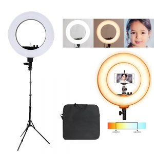 SamyoHome 18" LED Ring Light With Stand - samyohome